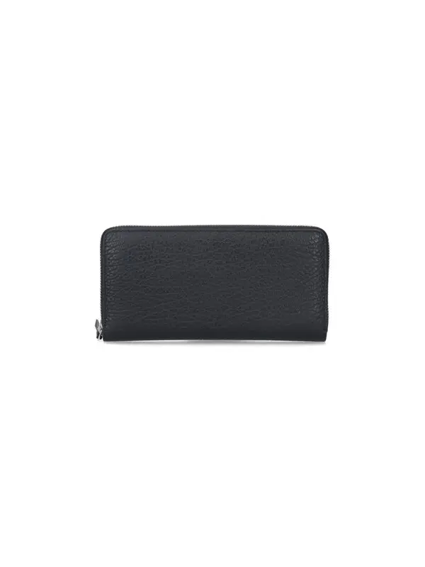 MAISON MARGIELA Four Stitches Zip-around Wallet - Black