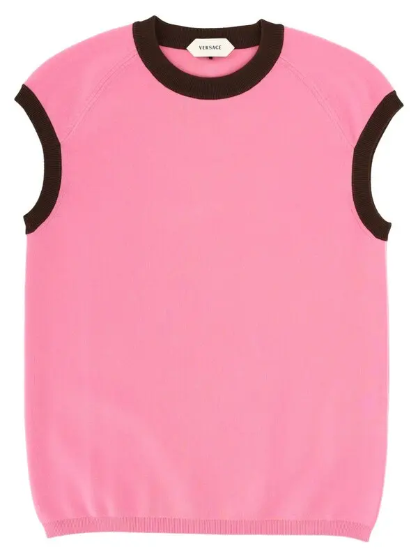 Versace Cotton Blend Casual Top