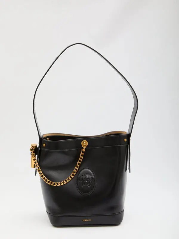 Versace Mini Bucket Shoulder Bag - Blackgold