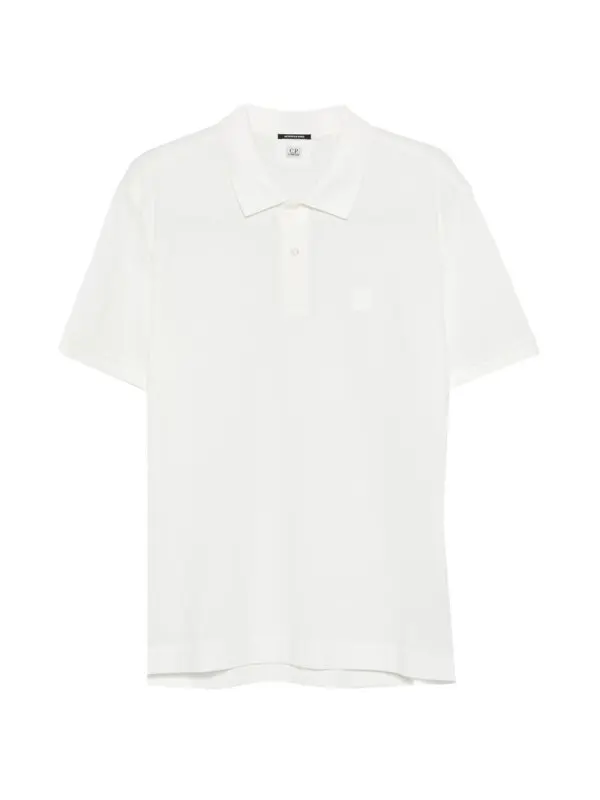 C.P. COMPANY C. P. Company Short Sleeve Patch Detail Button Placket Point Collar Shirt