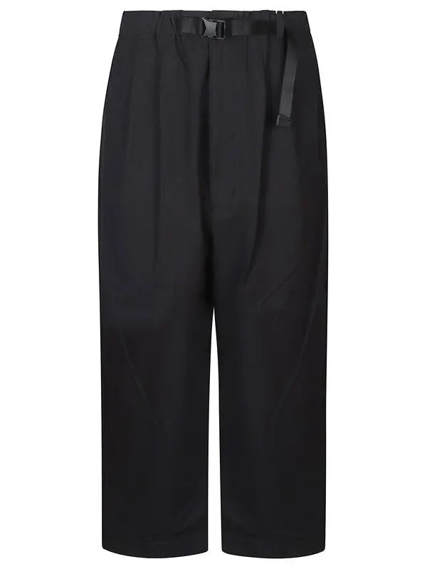Comme Des Garçons Cotton Twill Tailored Trousers - Black