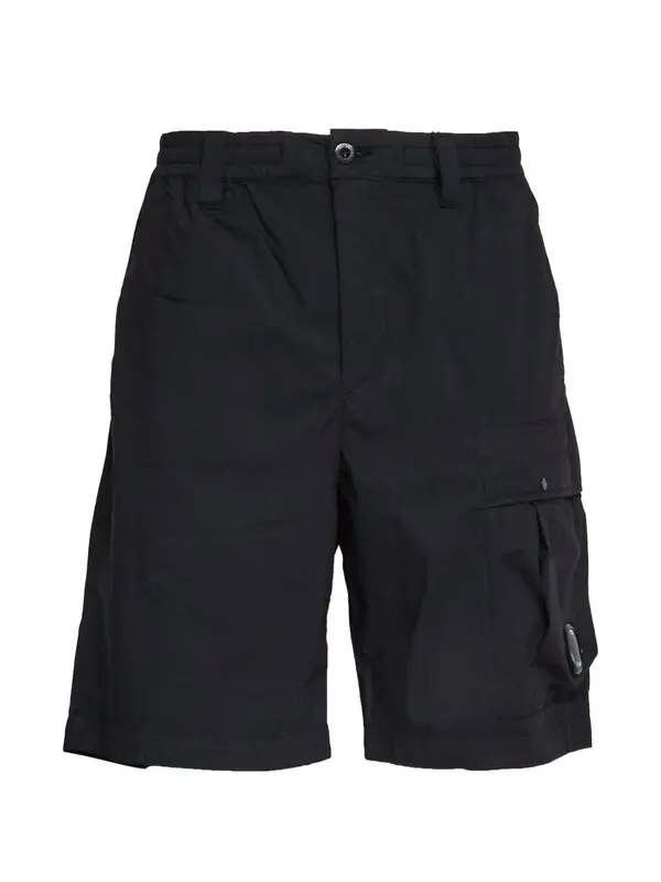 C.P. COMPANY Cargo Shorts With Adjustable Drawstring Waist Size - Blue