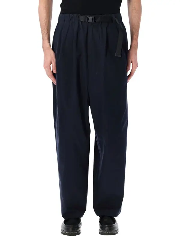 Comme Des Garçons Relaxed Fit Belted Utility Trousers - Blue