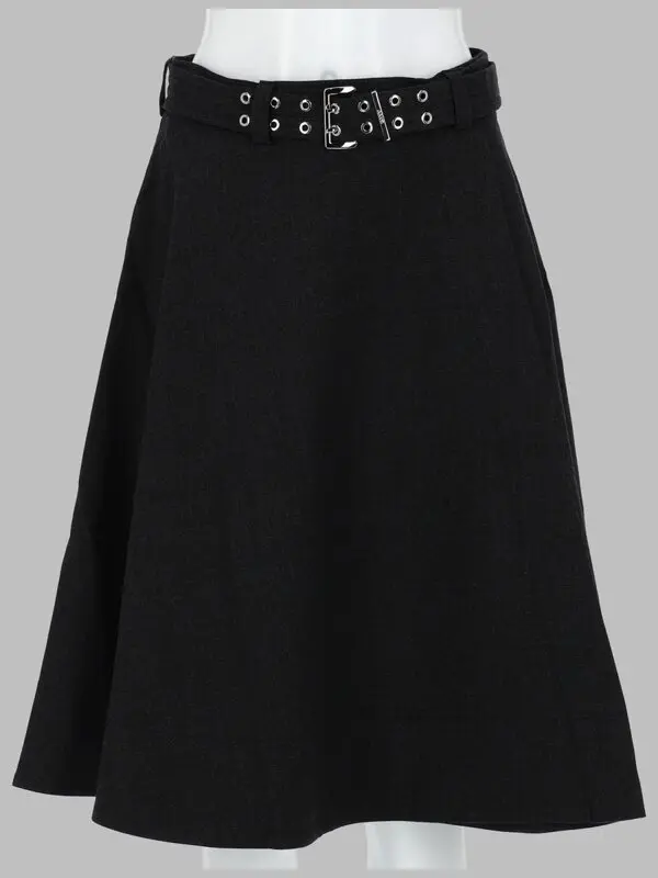 GANNI Belted Mini Skirt