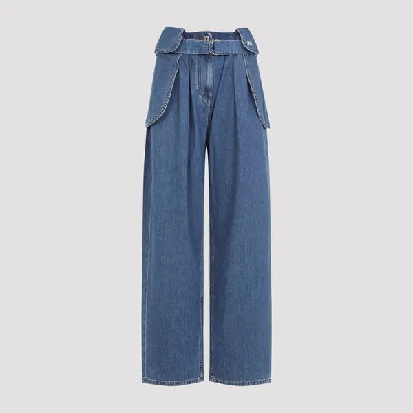 Loewe Cargo Jethestanens Mini Jeans For Her - Blue
