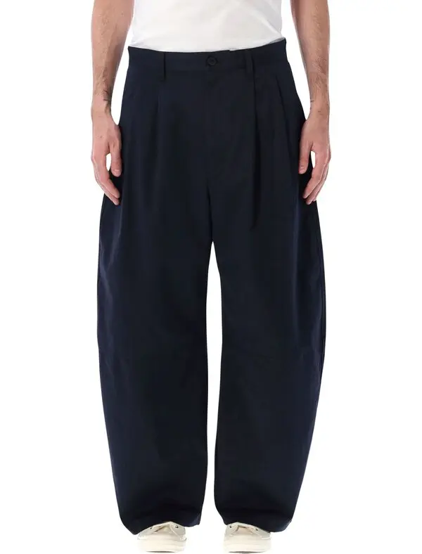Comme Des Garçons Tailored Wide-leg Trousers - Blue