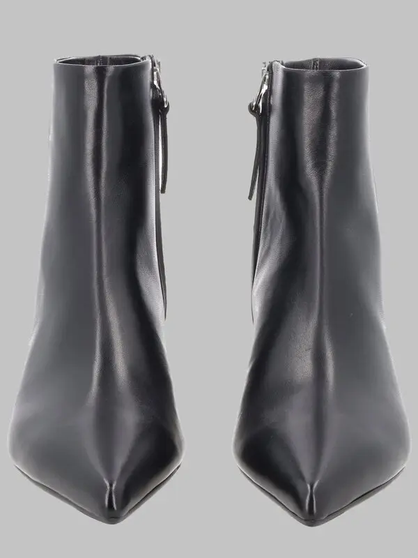 AeydĒ Sofie Leather Ankle Boots - Black