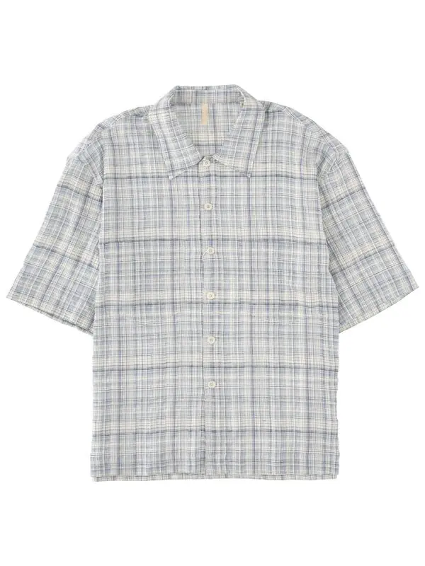 SUNFLOWER Short-sleeve Button-up Camp Shirt