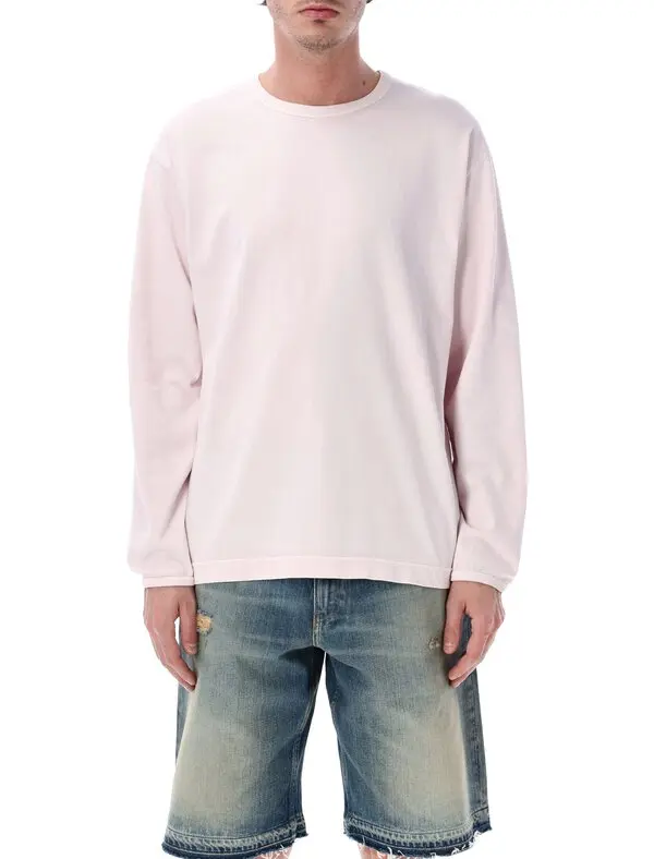 SUNFLOWER Long Sleeve Organic Cotton T-shirt For Size - Pink