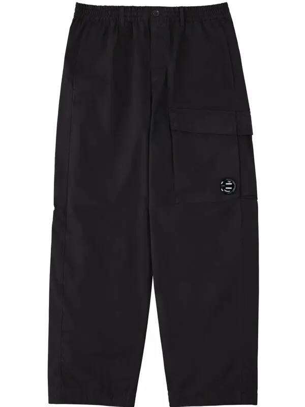 C.P. COMPANY Cotton Cargo Pants - Black