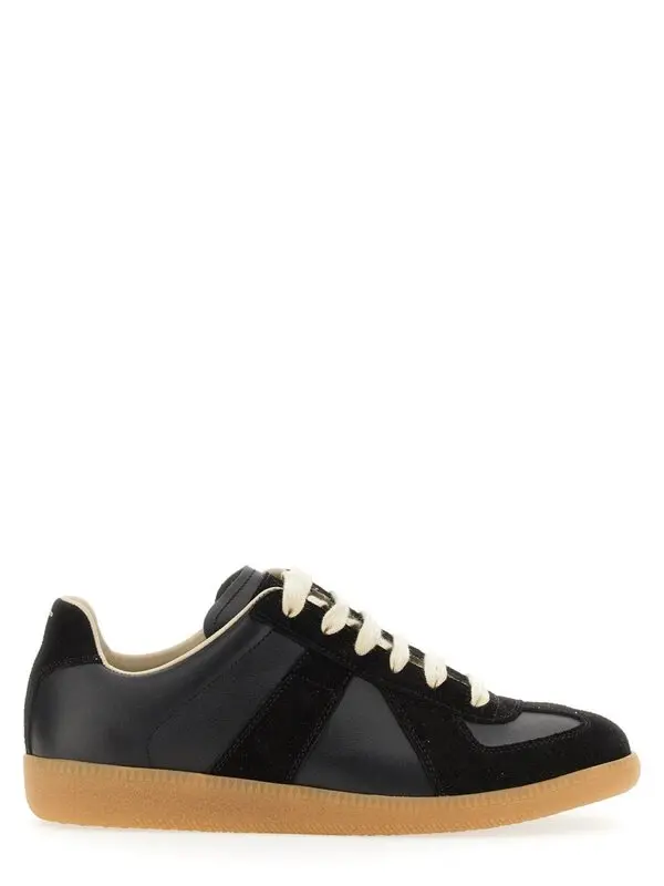 MAISON MARGIELA Replica Leather And Suede Sneakers
