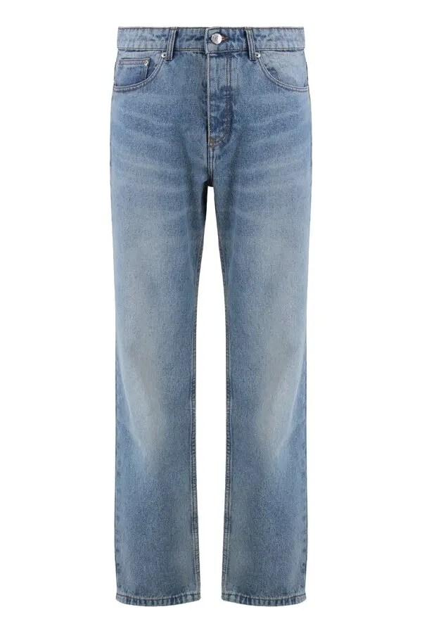 AMI Paris Classic Fit Straight Leg Jeans