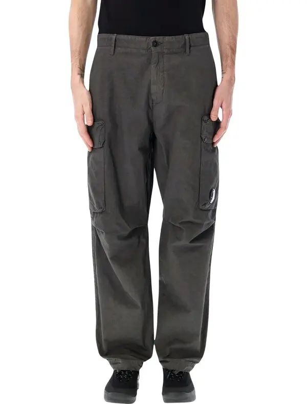 C.P. COMPANY Cargo-pockets Straight-leg Trousers - Grey