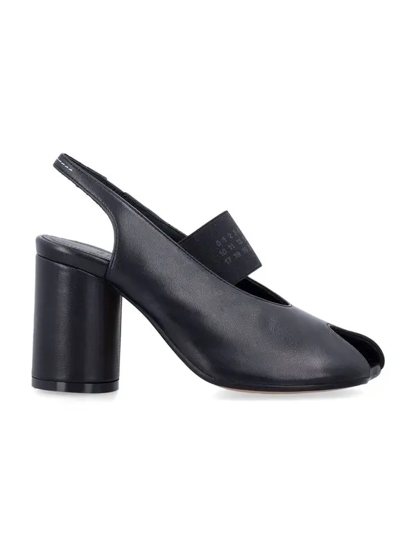 MAISON MARGIELA Sculpted Open-toe Slingback Sandals - Black