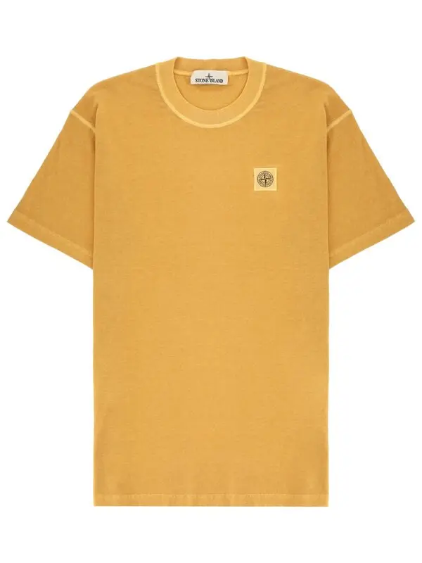 Stone Island Classic Cotton T-shirt Ss26 Edition - Yellow