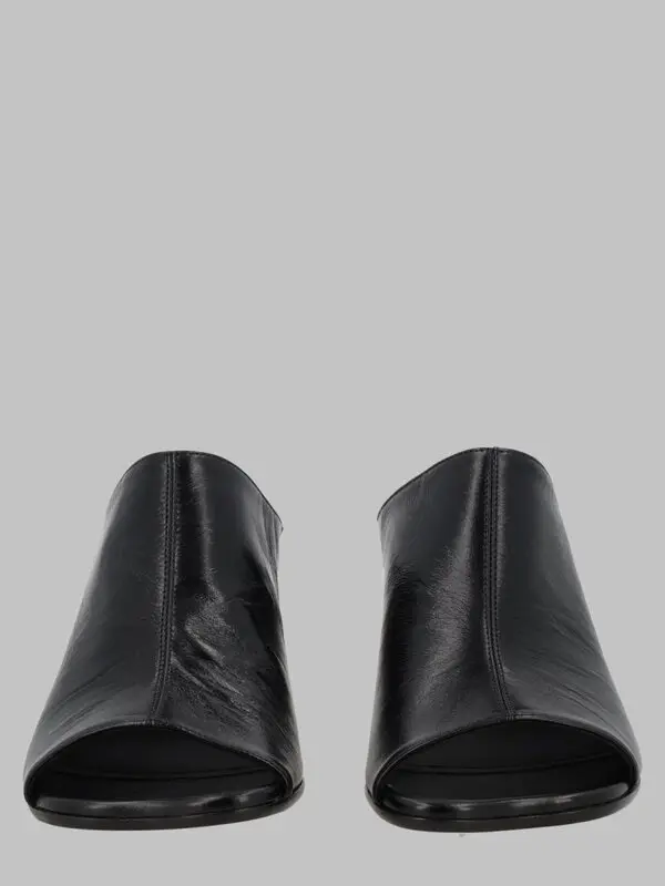 MAISON MARGIELA Leather Open-toe Mules - Black