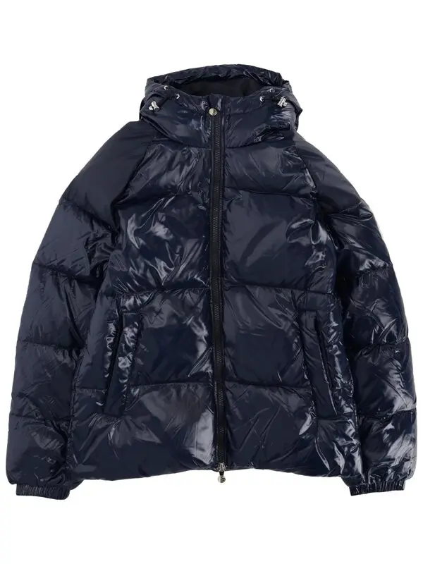 Pyrenex Hooded Puffer Coat - Blue