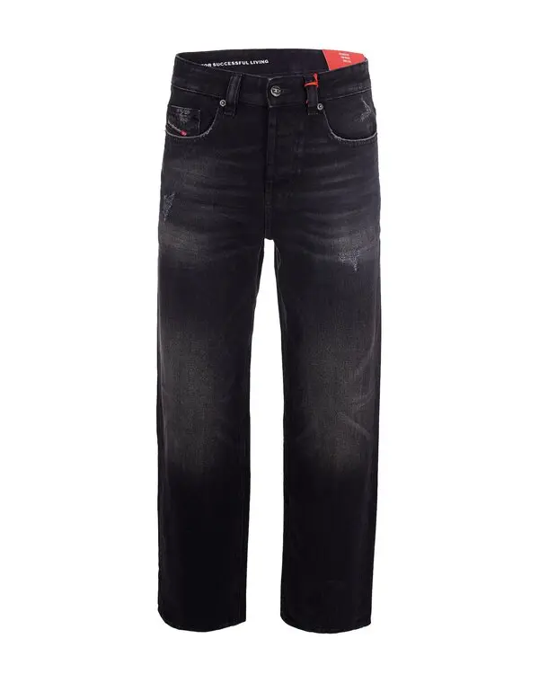 DIESEL® Slim-fit Distressed Jeans - Nero