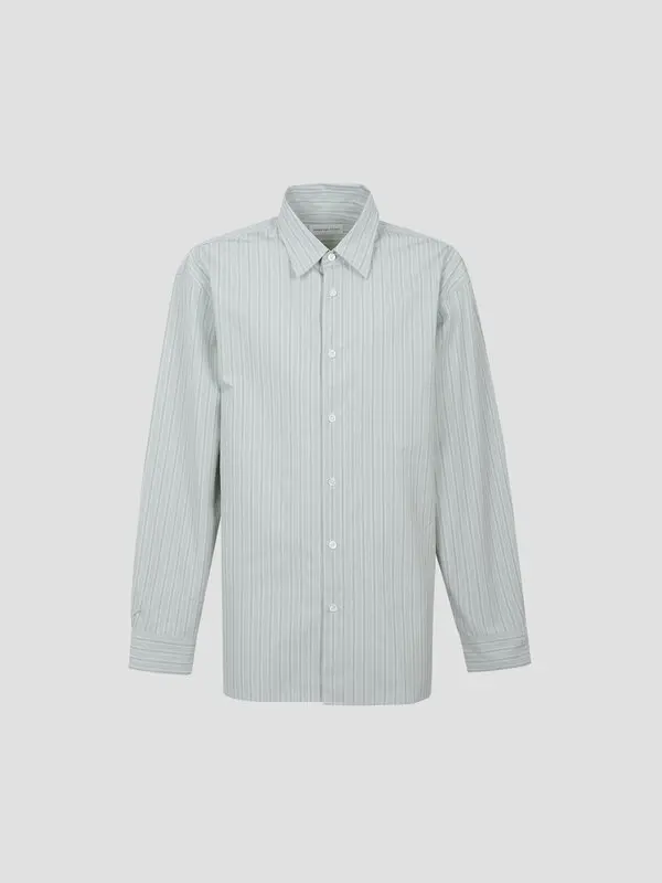 Dries Van Noten Contemporary Striped Cotton Shirt