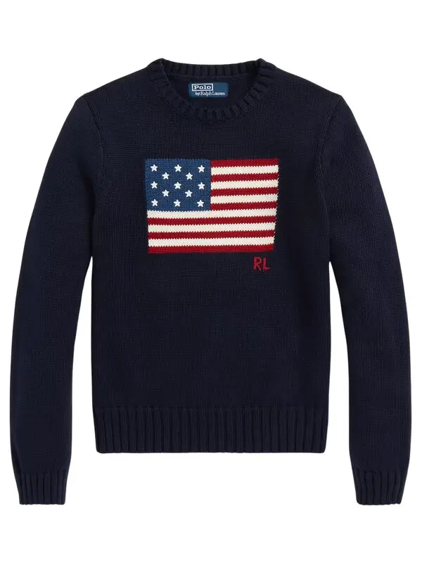 Polo Ralph Lauren Ralph Lauren The Iconic Flag Sweater - Blue