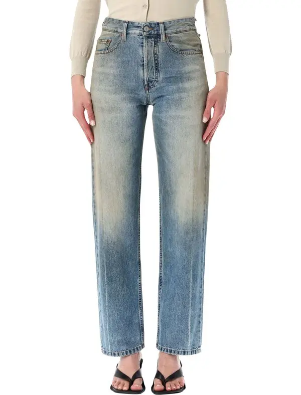 MAISON MARGIELA Straight Leg Jeans - Blue