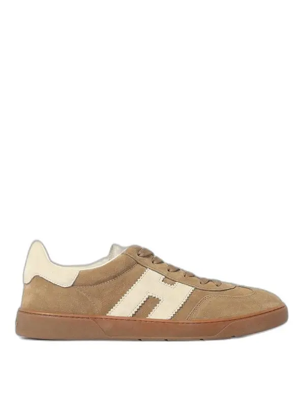 Hogan Lace-up Leather Sneakers - Brown