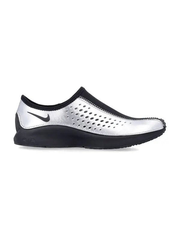Nike Slip-on Metallic Sneakers - Metallic Silver/black