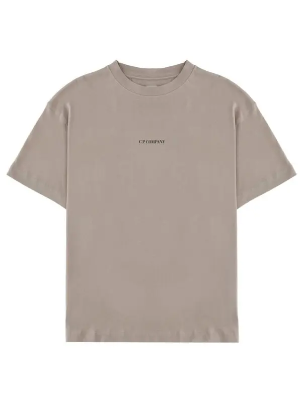 C.P. COMPANY C. P. Company Pure Cotton Classic T-shirt For Spring/summer 2026 - Dove