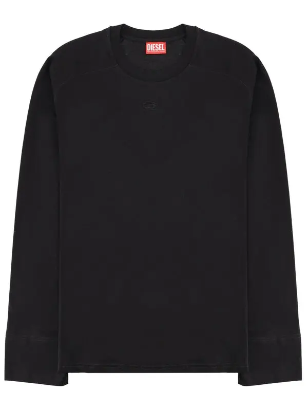 DIESEL® Classic Cotton T-shirt For - Black