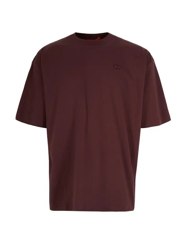 DIESEL® Oversized Logo T-shirt - Marrone