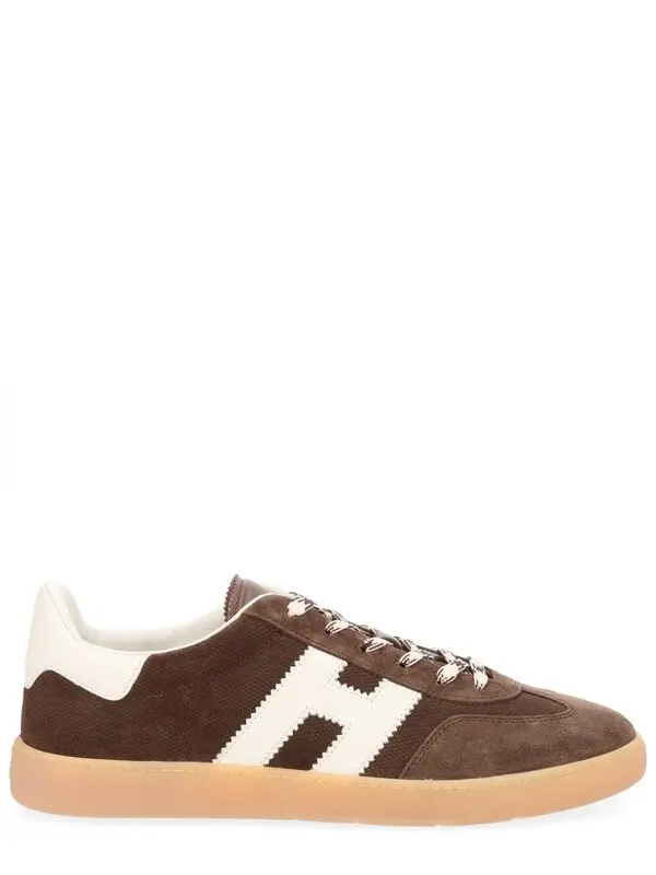 Hogan Lace-up Suede Sneakers - Brown