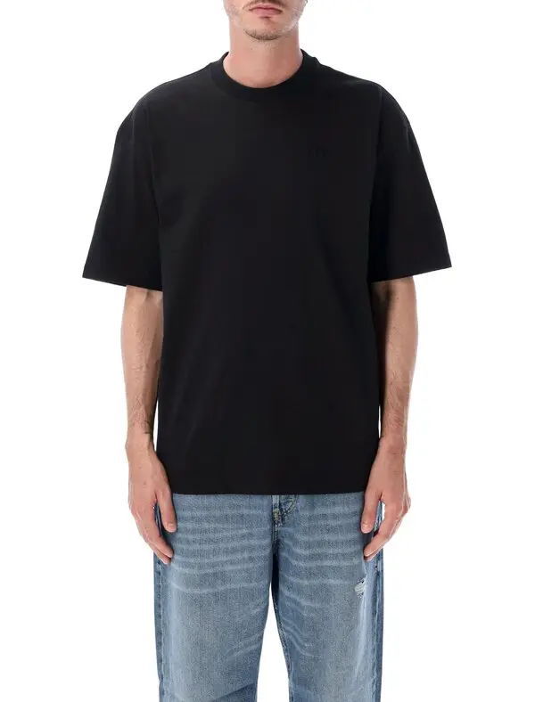 DIESEL® Relaxed Fit T-shirt With Bold Logo Size - Nero