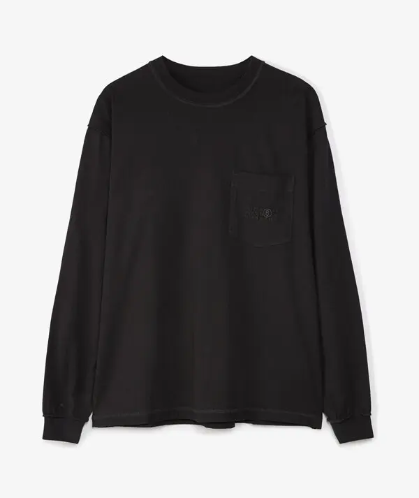 MAISON MARGIELA Long-sleeved Shirt With Modern Design - Black