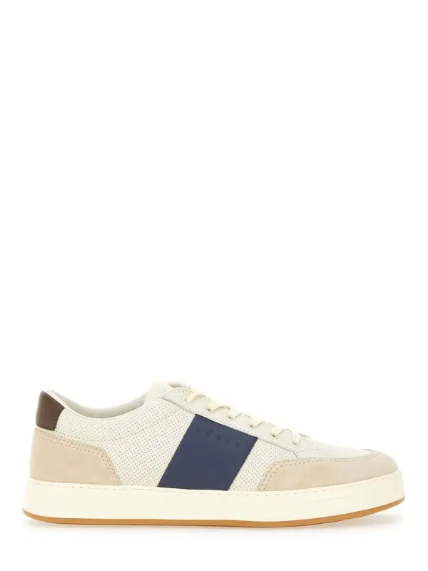 Hogan Suede And Fabric Sneakers - Multicolour
