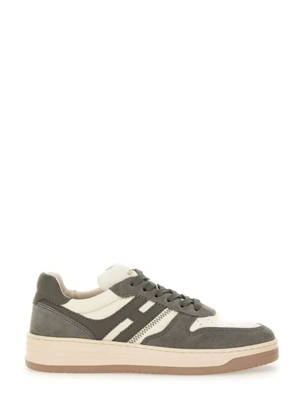 Hogan Stylish Leather Sneakers - Multicolour