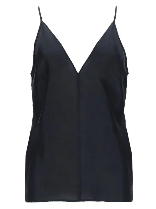 ALYSI Silk Camisole - Black
