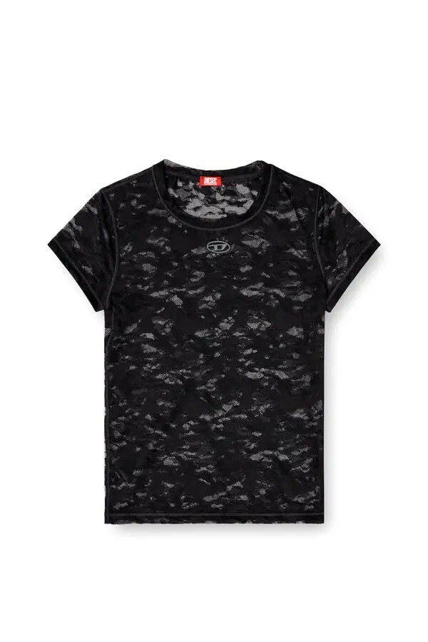 DIESEL® Tonal Oval D Logo Mini Tee