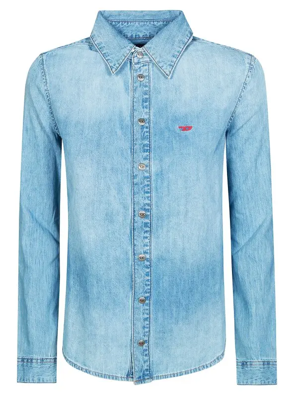 DIESEL® Blue Denim Shirt - Blu