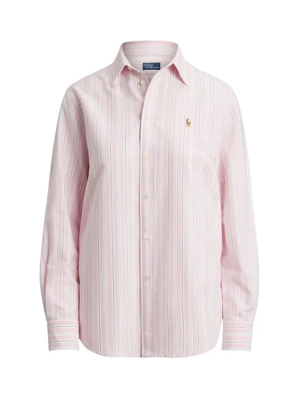 Ralph Lauren Striped Cotton Shirt - Pink