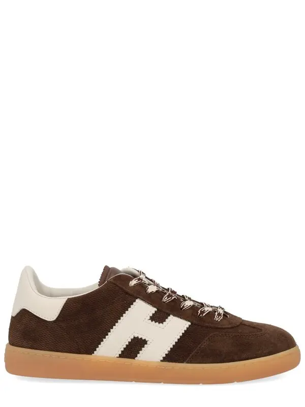 Hogan Cool Allacciato H Sneakers - Brown