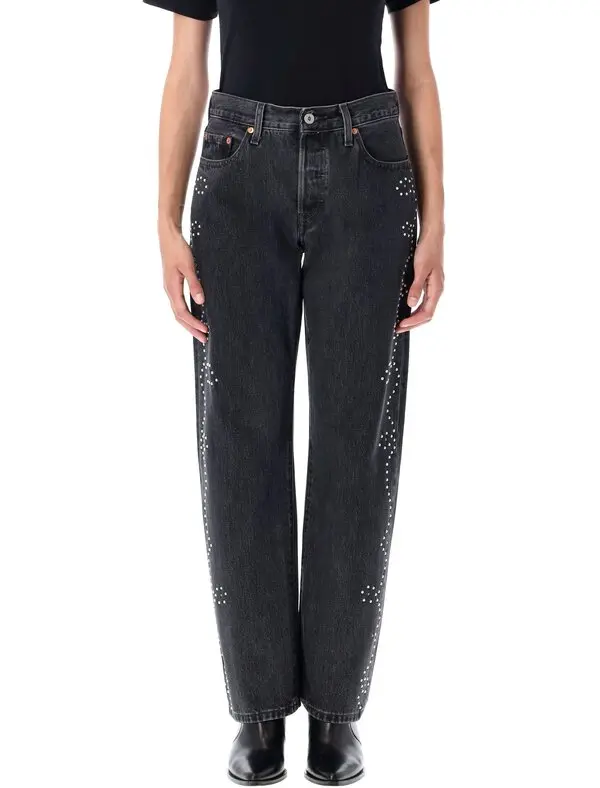 LEVI'S Mid Rise Studded 90's Loose Fit Jeans Size