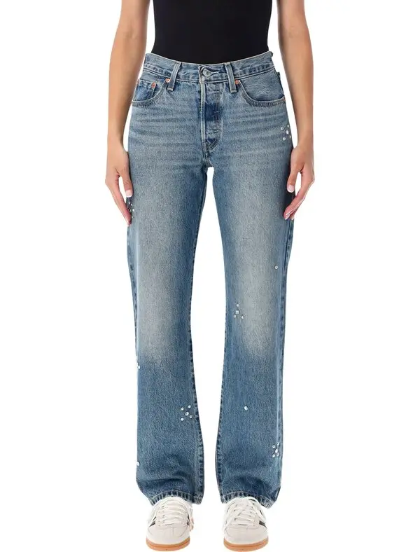LEVI'S 501 '90s Straight Leg Jeans - Blu