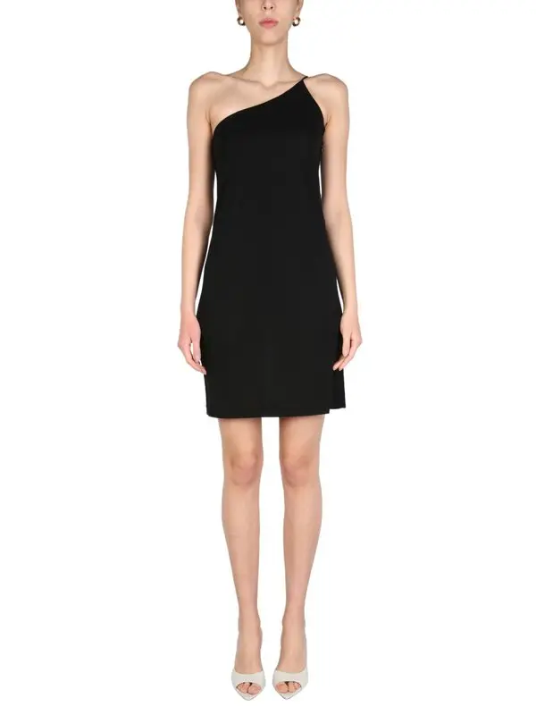 Dsquared2 One-shoulder Mini Dress - Black