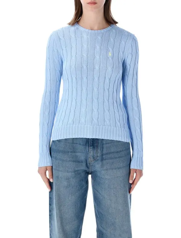 Polo Ralph Lauren The Julianna Slim Fit Cable-knit Sweater - Blue