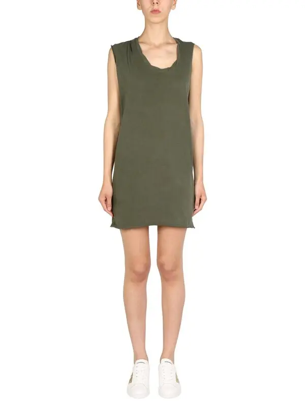 Dsquared2 Mini Round Neckline Dress - Green