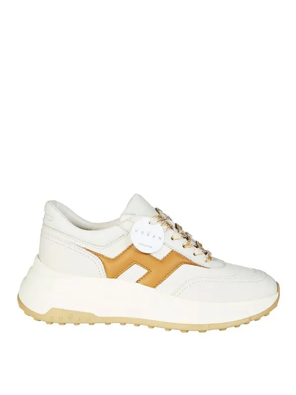 Hogan Hi-fi Leather Sneakers - Beige