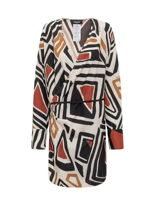 Dsquared2 Stylish Suit With Stampaint Mini