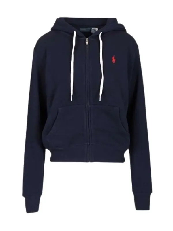 Ralph Lauren Cotton Blend Hoodie - Navy