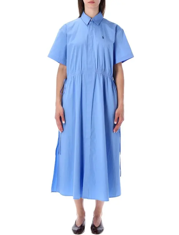 Polo Ralph Lauren Classic Cotton Shirt Dress - Clsc Blu