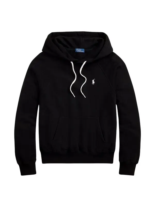 Ralph Lauren Polo Pony Embroidered Hoodie - Black